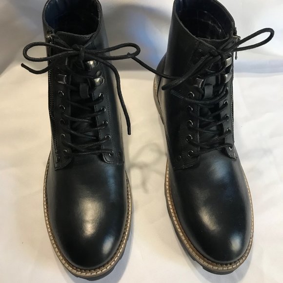 Shoes | Thomas Vine Black Leather Boots | Poshmark